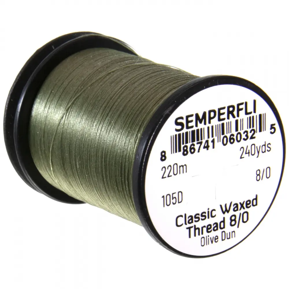 Semperfli Classic Waxed Thread 8/0 | Kindale Fly Fishing