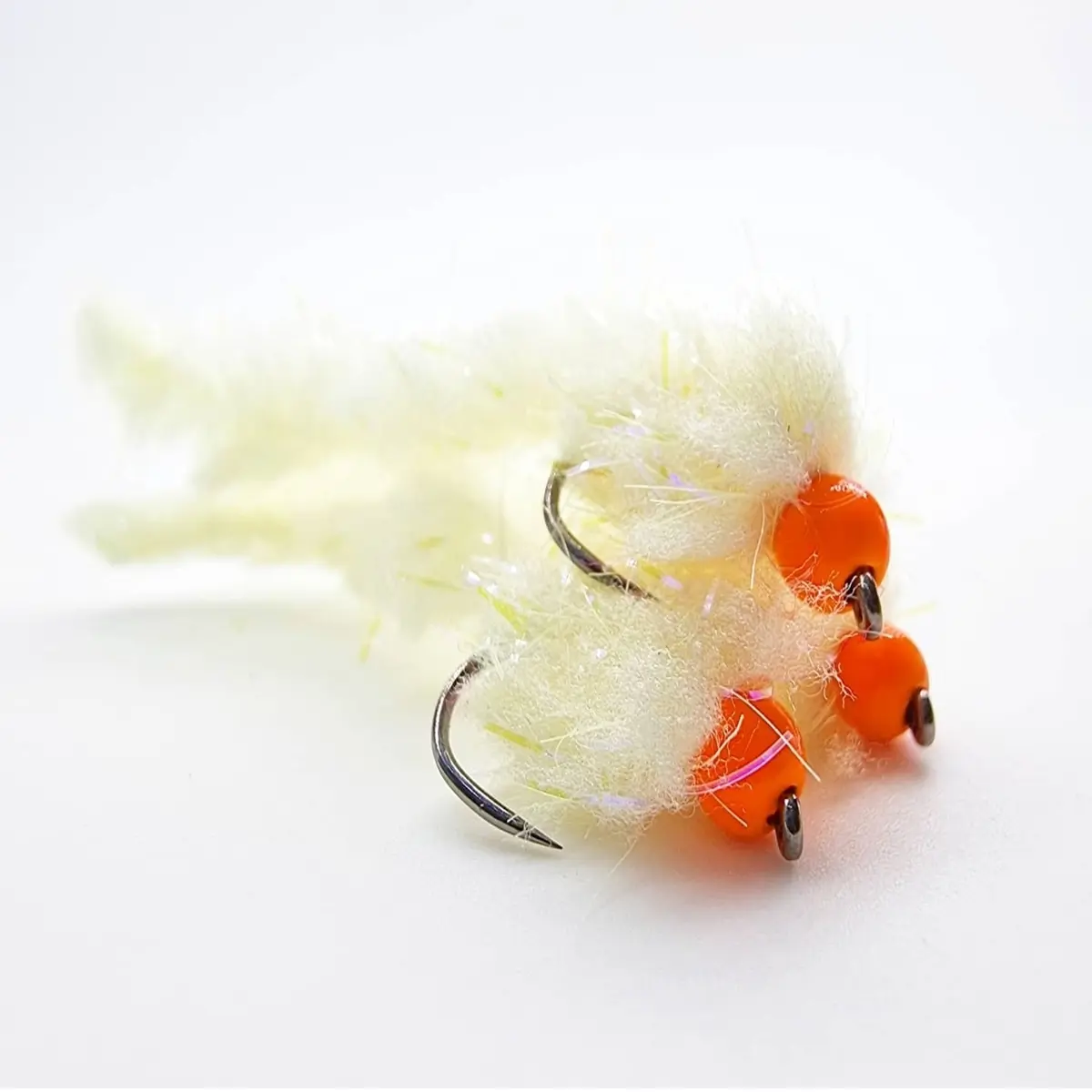 UV Fl cheese Eggstacy Worm - #10 | Kindale Fly Fishing