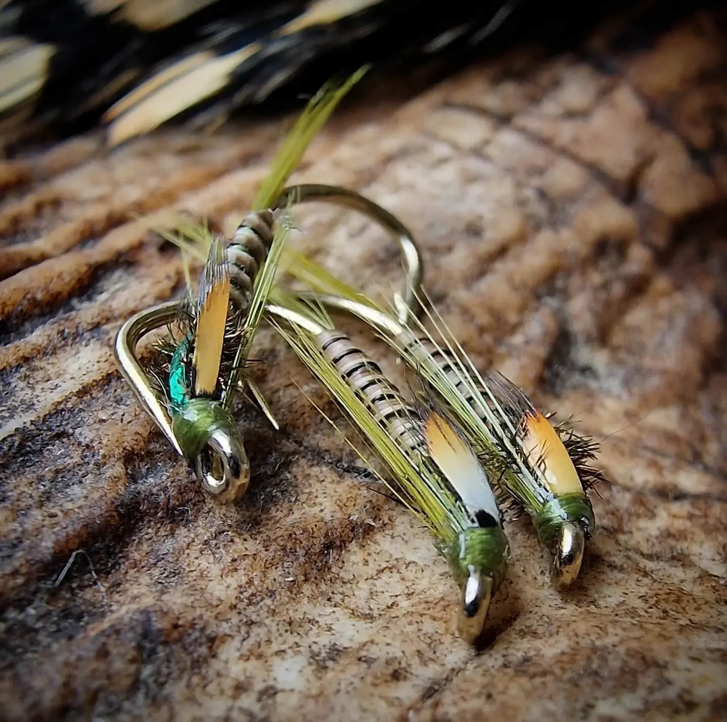 j/c Olive Quill Diawl Bach | Kindale Fly Fishing