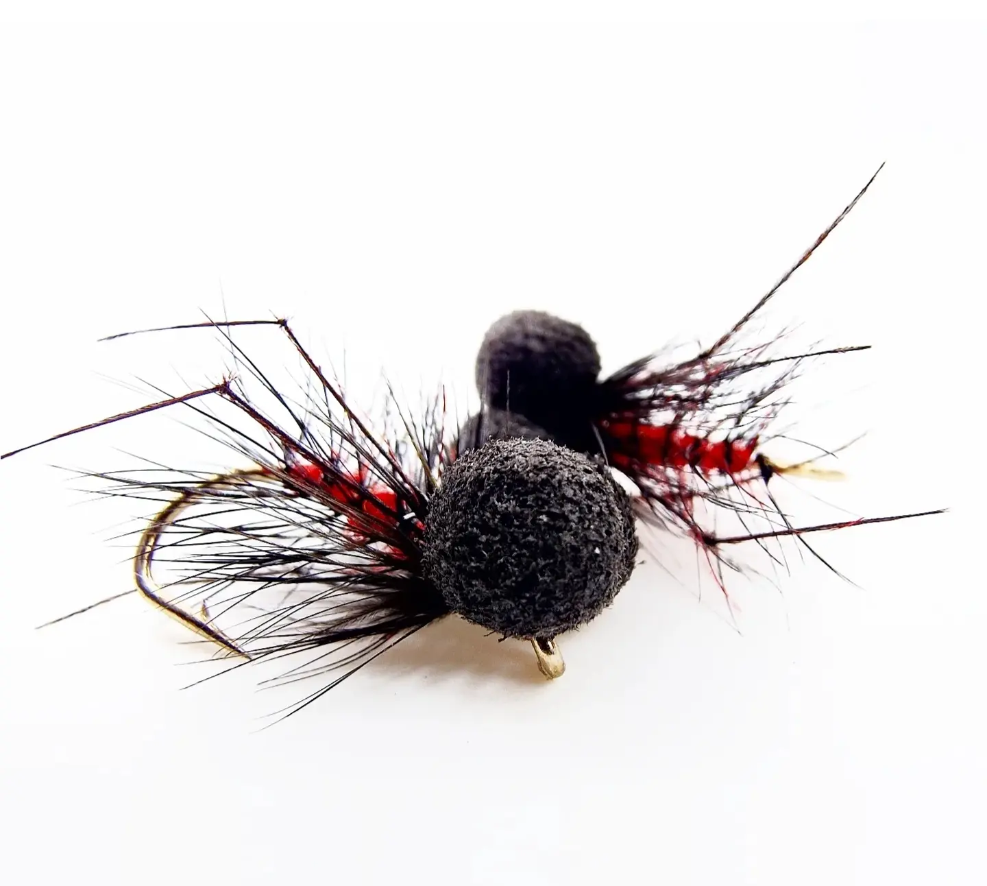 Red and Black Hopper Booby | Kindale Fly Fishing