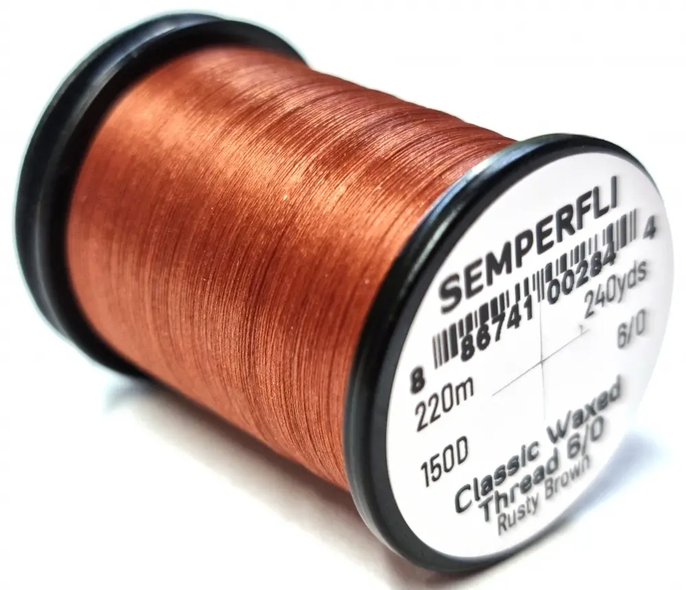 Classic Waxed Thread 6/0 - Brown Olive | Kindale Fly Fishing