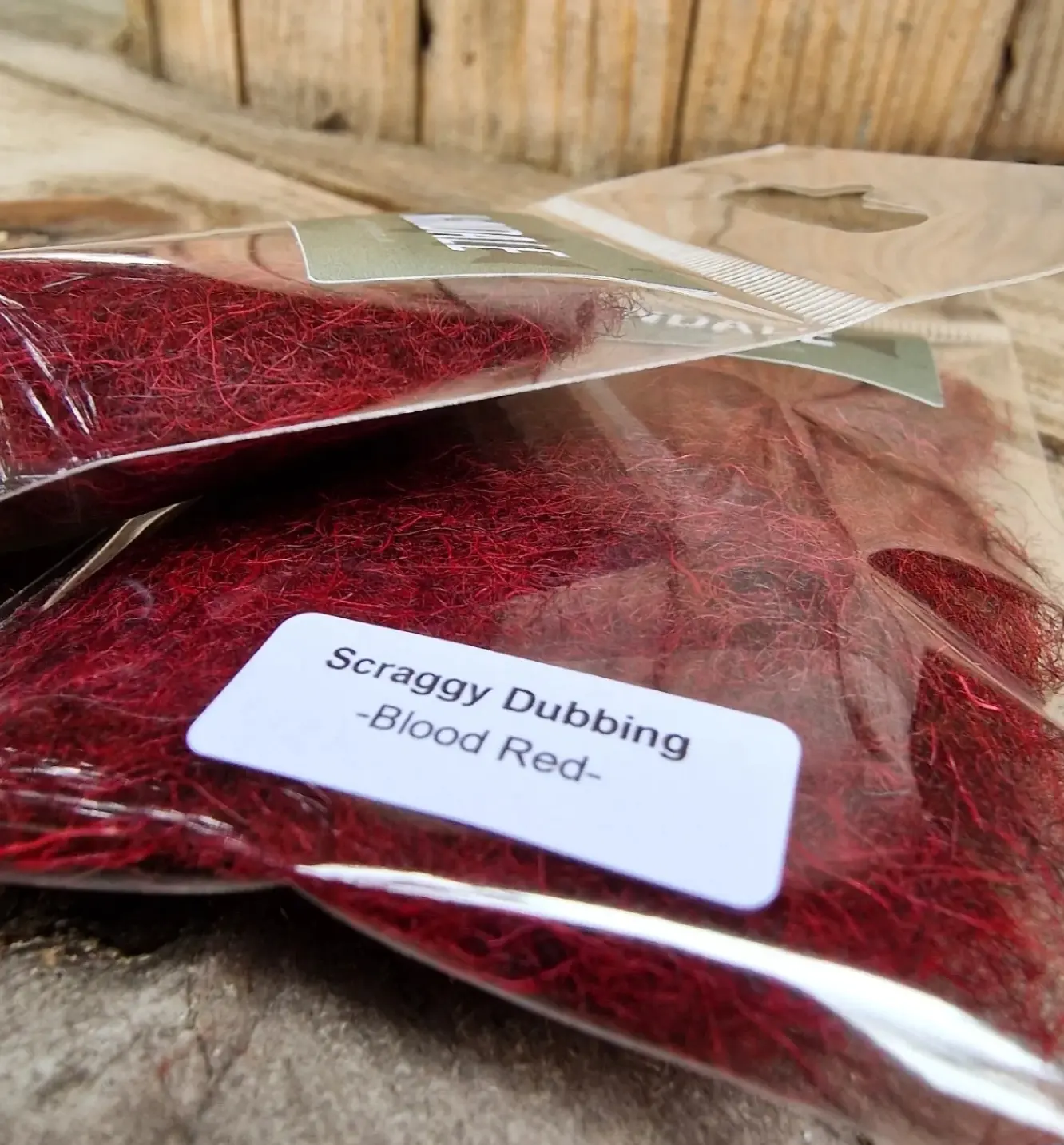 Scraggy Dubbing - Blood Red | Kindale Fly Fishing