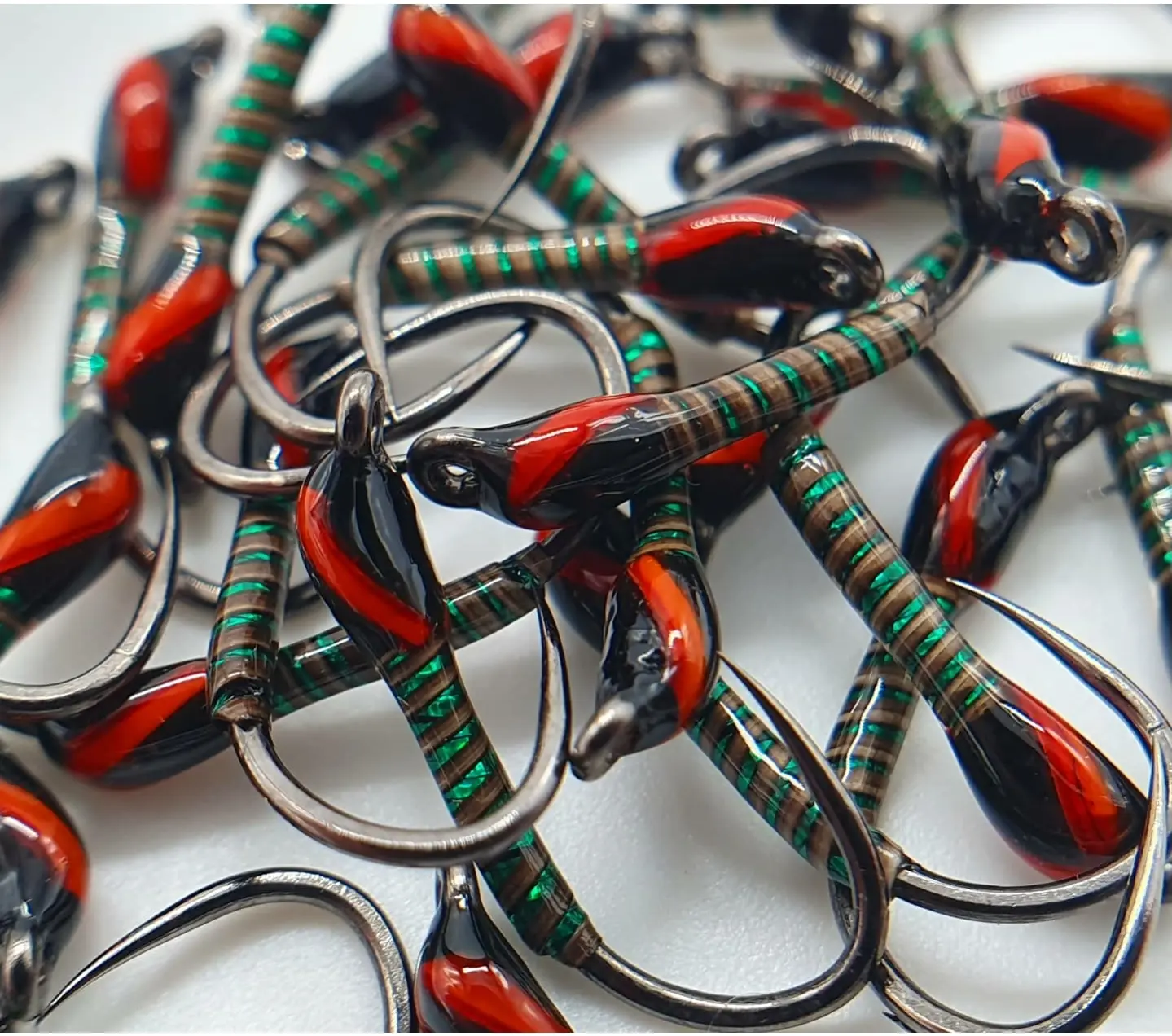 Green Holographic Natural Quill Buzzer | Kindale Fly Fishing