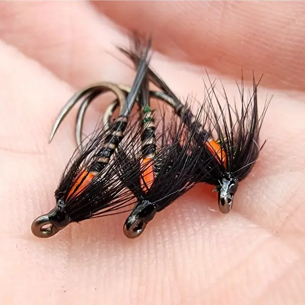 Black Quill Cruncher Orange Cheeks | Kindale Fly Fishing