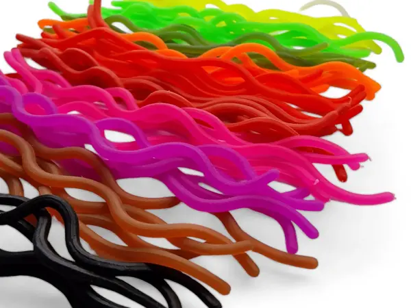 Squirmy Worm Body Material - Candy Pink | Kindale Fly Fishing