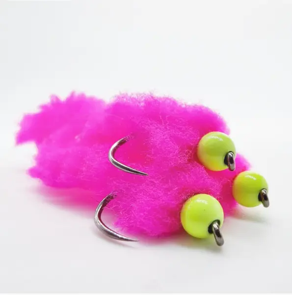 Hot Pink Eggstacy Worm | Kindale Fly Fishing