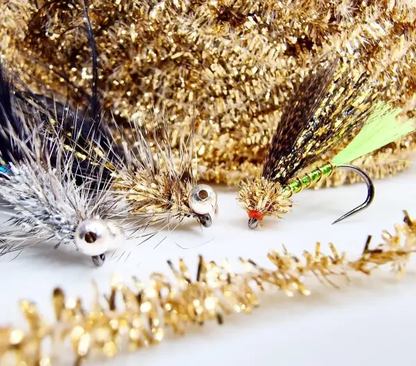 3mm Metallic Fritz - Gold | Kindale Fly Fishing