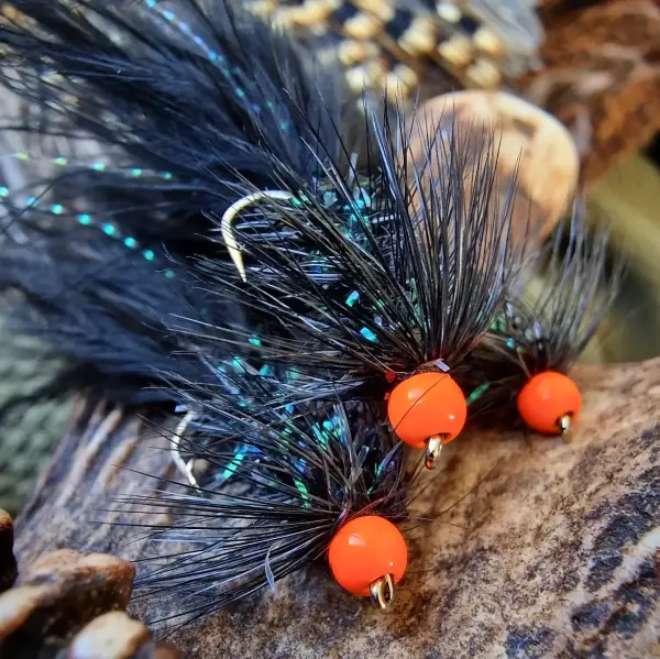 Black Hot Head Woolly Bugger | Kindale Fly Fishing