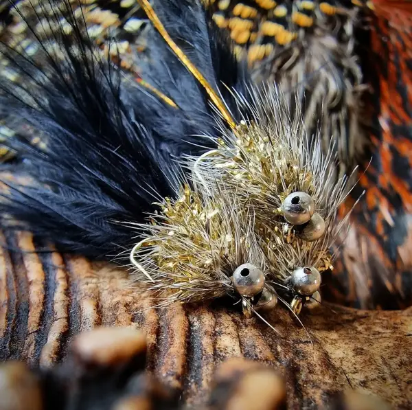 Black and Gold Humongous Lure | Kindale Fly Fishing