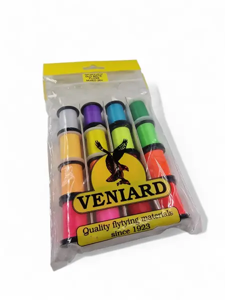 Glo-Brite floss Selection 100 or 25 yard - Mixed 100YRD | Kindale Fly ...