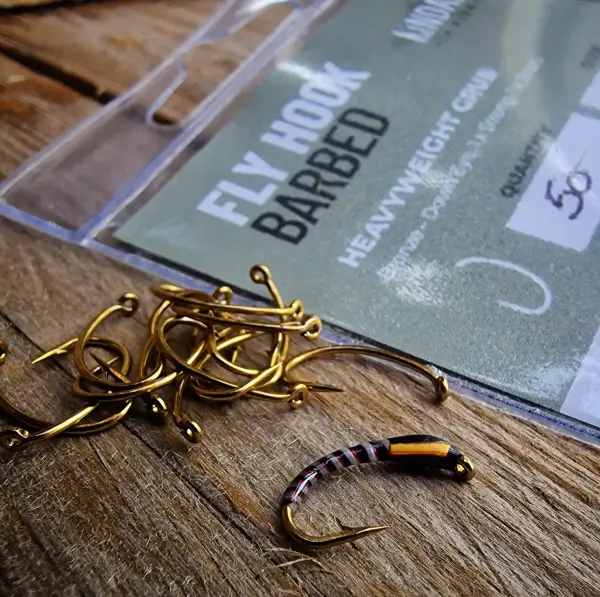 kindale Barbed Heavyweight Grub Hooks | Kindale Fly Fishing