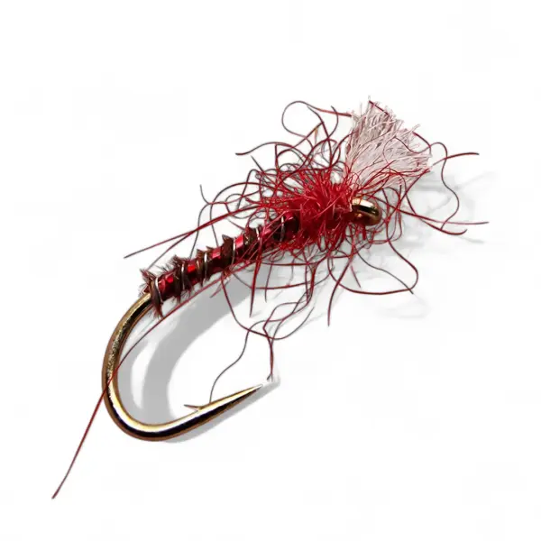 Lightweight Red Holo Buzzer | Kindale Fly Fishing