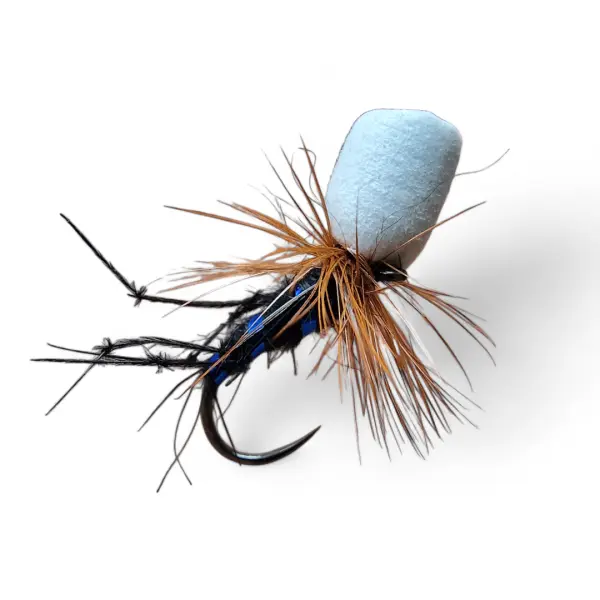 Blue Flash Popper Hopper - #10 | Kindale Fly Fishing