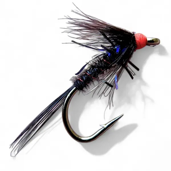 Hot Head Black UV Cruncher | Kindale Fly Fishing